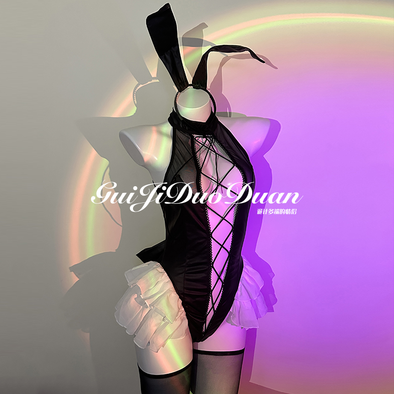 Gj诡计「禁欲兔」性感兔女郎cos服情趣qqny睡衣床上诱惑制服套装-Taobao
