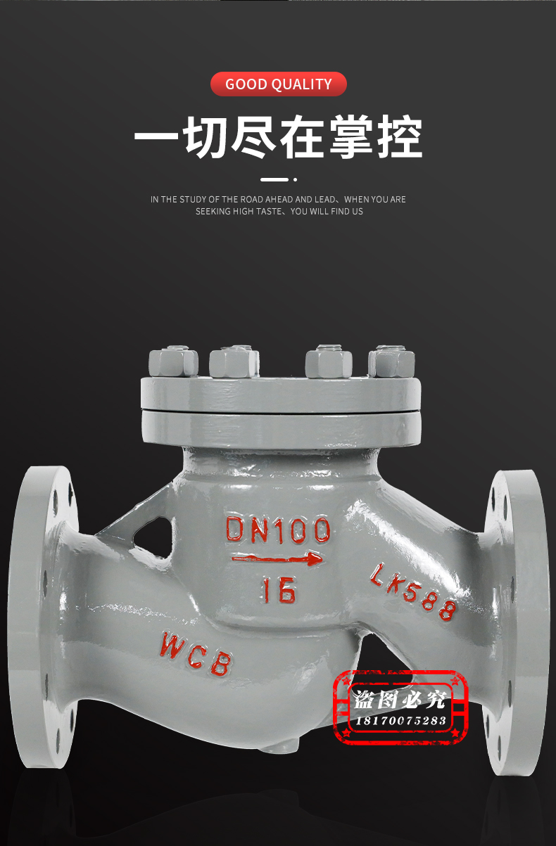 铸钢法兰升降式止回阀H41H-16C逆向阀高压单向止逆阀门DN50 DN100-阿里巴巴