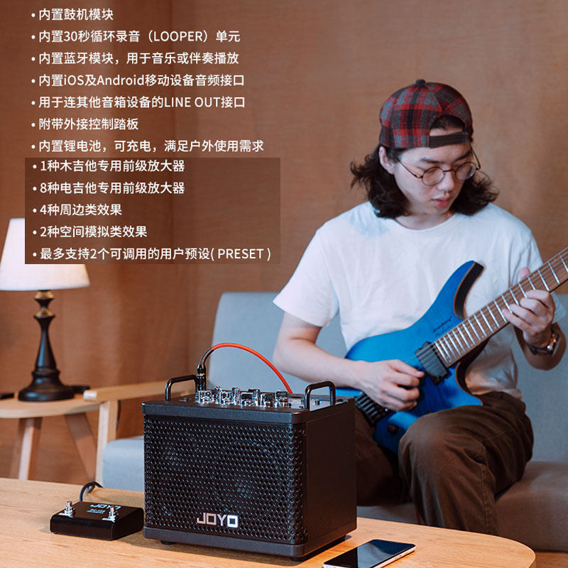 Купить JOYO ZHUO LE DC15S бакелит гитара Коробка динамик на открытом ...