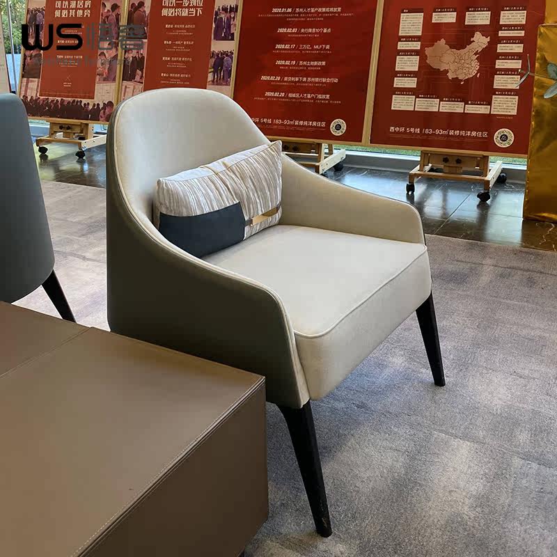 Sample house exhibition center negotiation area negotiation table and ...