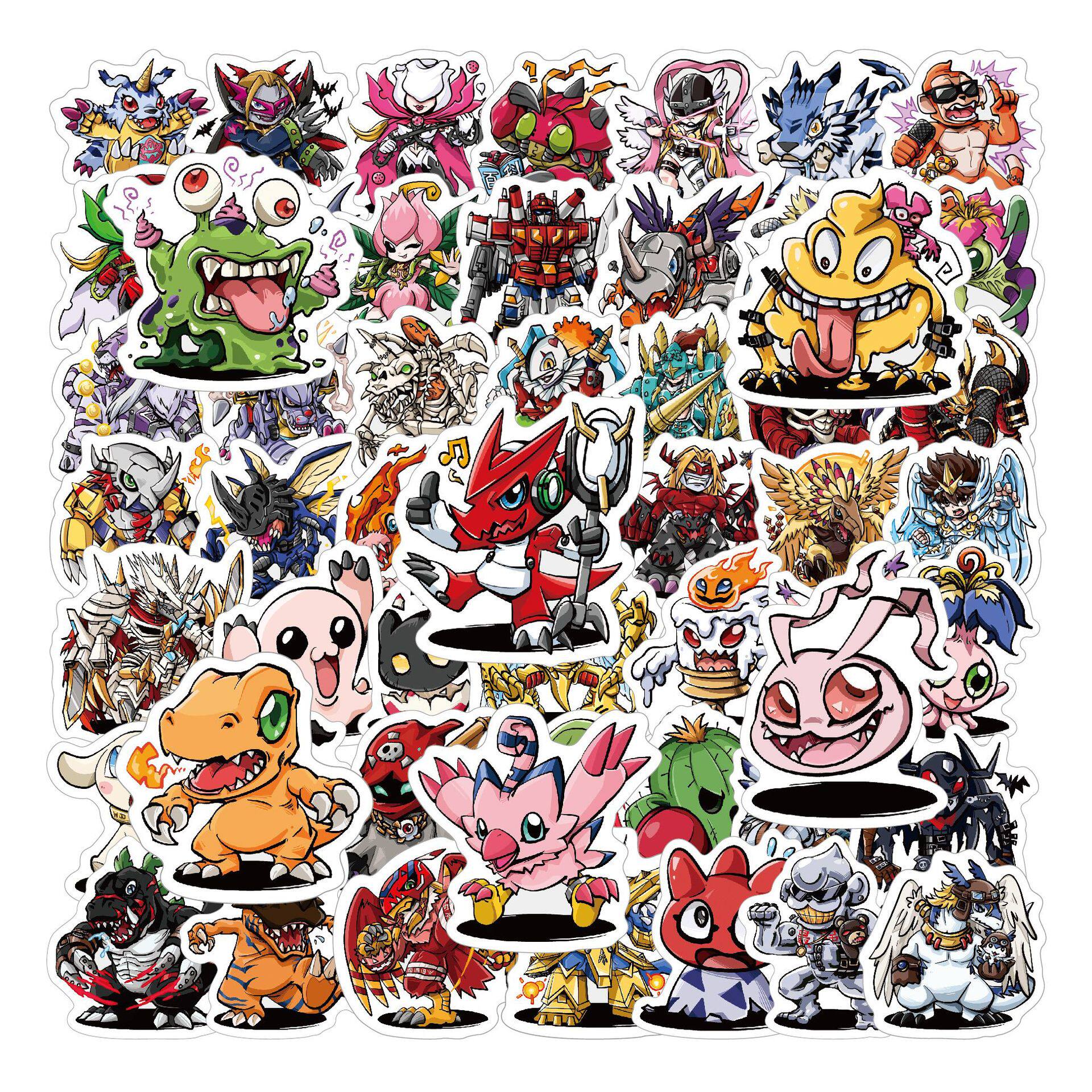 Nostalgic anime digimon game stickers will instantly turn your notebook ...