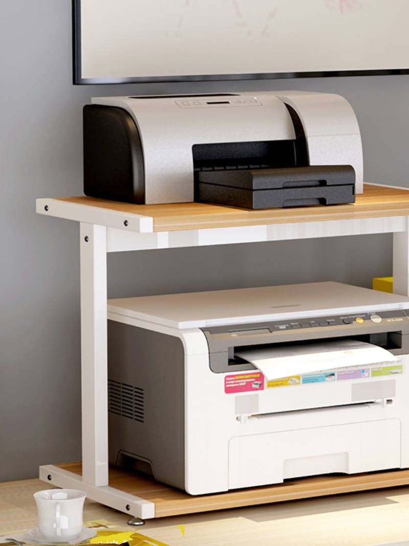 [USD 44.18] Printer locker moves multi-layer shelf layer deck screen ...