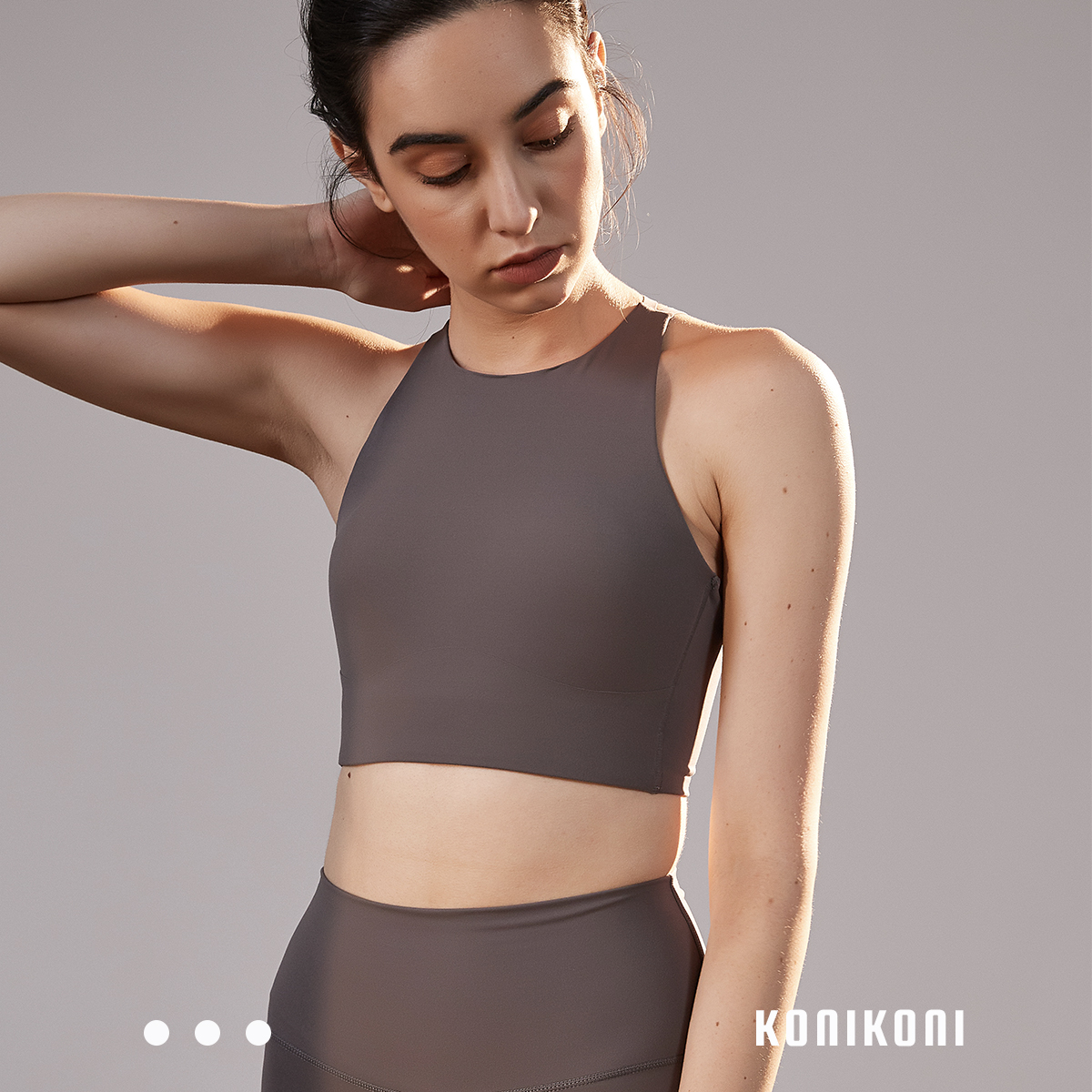 konikoni Sports Underwear Fitness Outer Wear Yoga Shaping Vest Full Cup No Steel Ring Shock ...