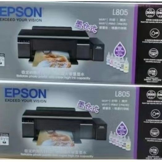 爱普生L805专业彩色喷墨6色照片连供无线手机L8058墨仓R330打印机-阿里巴巴
