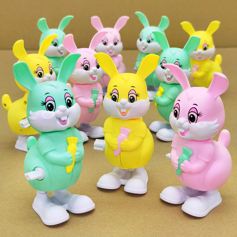 网红上弦发条玩具蹦跳兔子：环保无电池，益智又可爱！宝宝爱不释手！-发条玩具-淘宝好物网