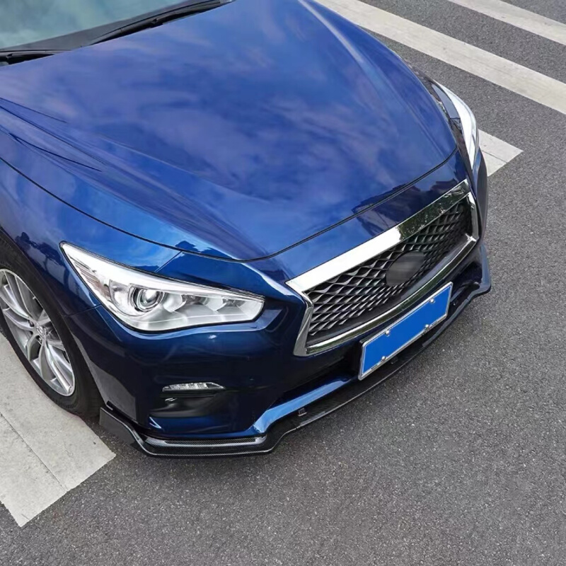 適用於英菲尼迪14-21款Q50/Q50L前鏟改裝Q60小包圍尾翼後脣改裝-Taobao