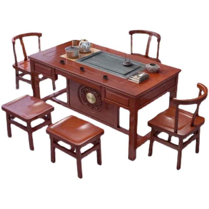 [USD 519.55] Tea table and chair combination home small tea table ...