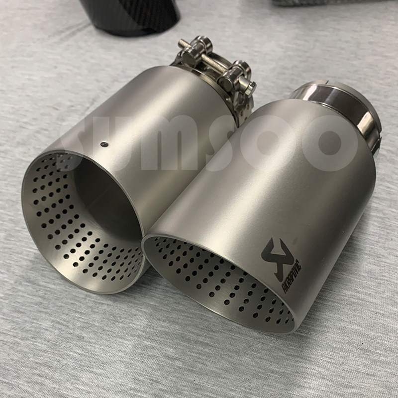 Scorpio automotive modified exhaust tailpipe universal stainless steel ...