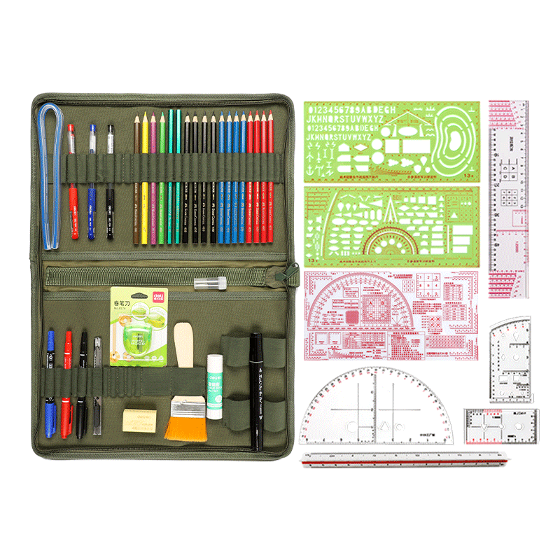 [USD 28.97] Topographic map tool kit Tactical command ruler suit chart ...
