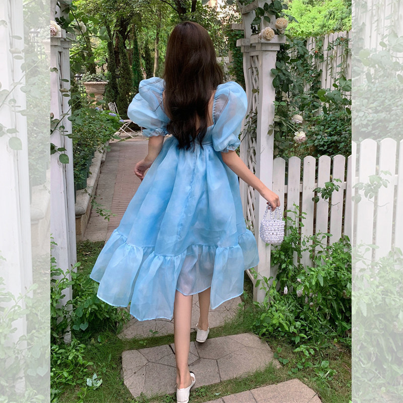 [USD 121.49] Disney wearing a summer dress in a fugitive princess skirt ...