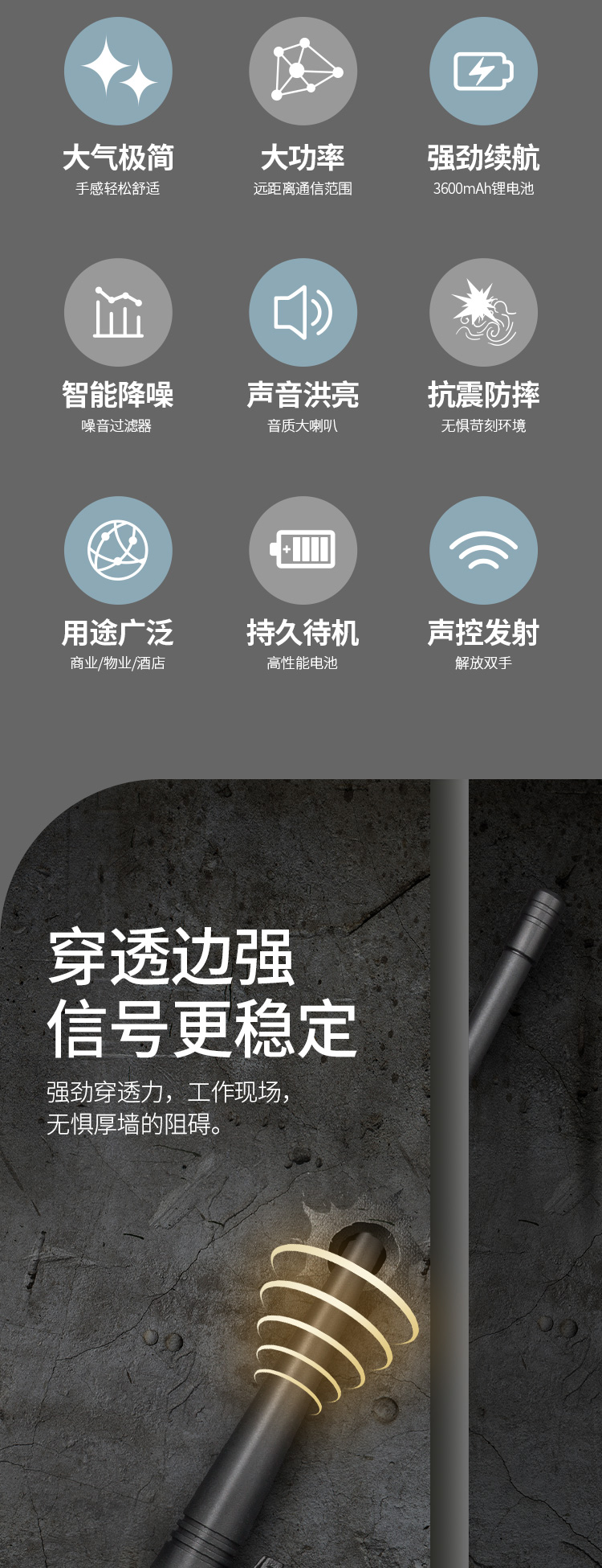 豪艺（HOOYE）H515对讲机商用民用-企业官网