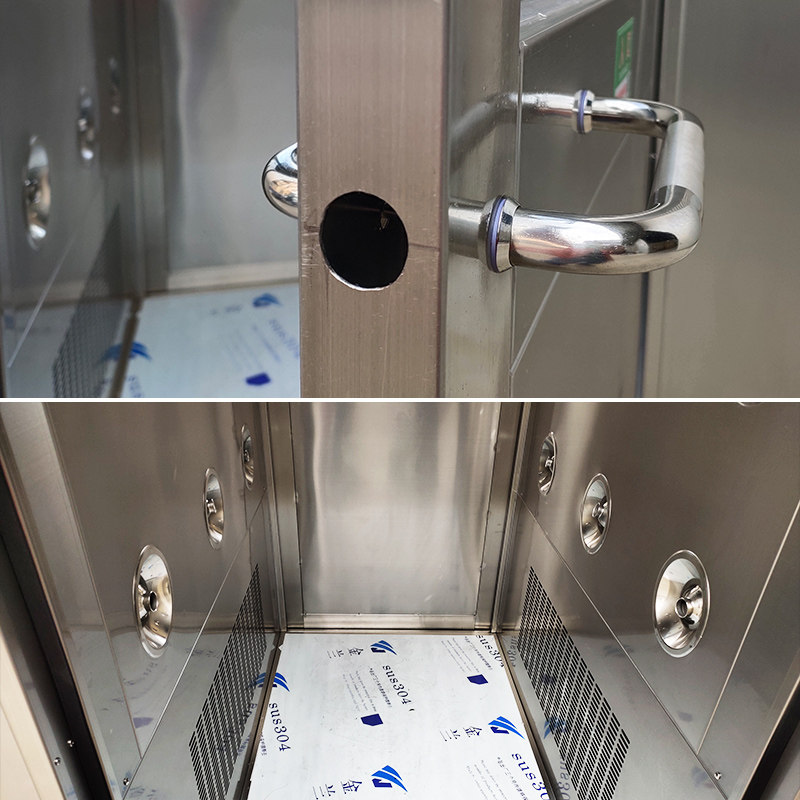 [USD 1447.68] Stainless steel air shower room automatic induction ...