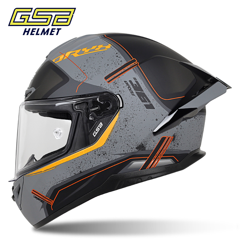[USD 356.32] gsb361GT motorcycle helmet men and women big-tailed national tide locomotive full ...