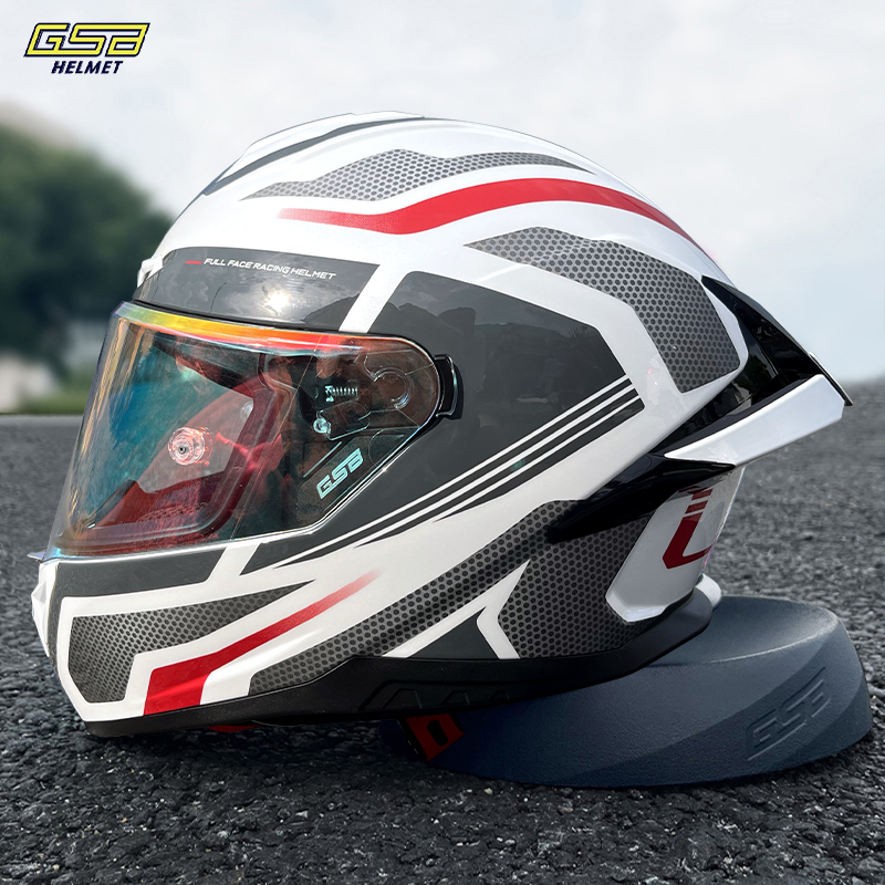 [USD 356.32] gsb361GT motorcycle helmet men and women big-tailed national tide locomotive full ...