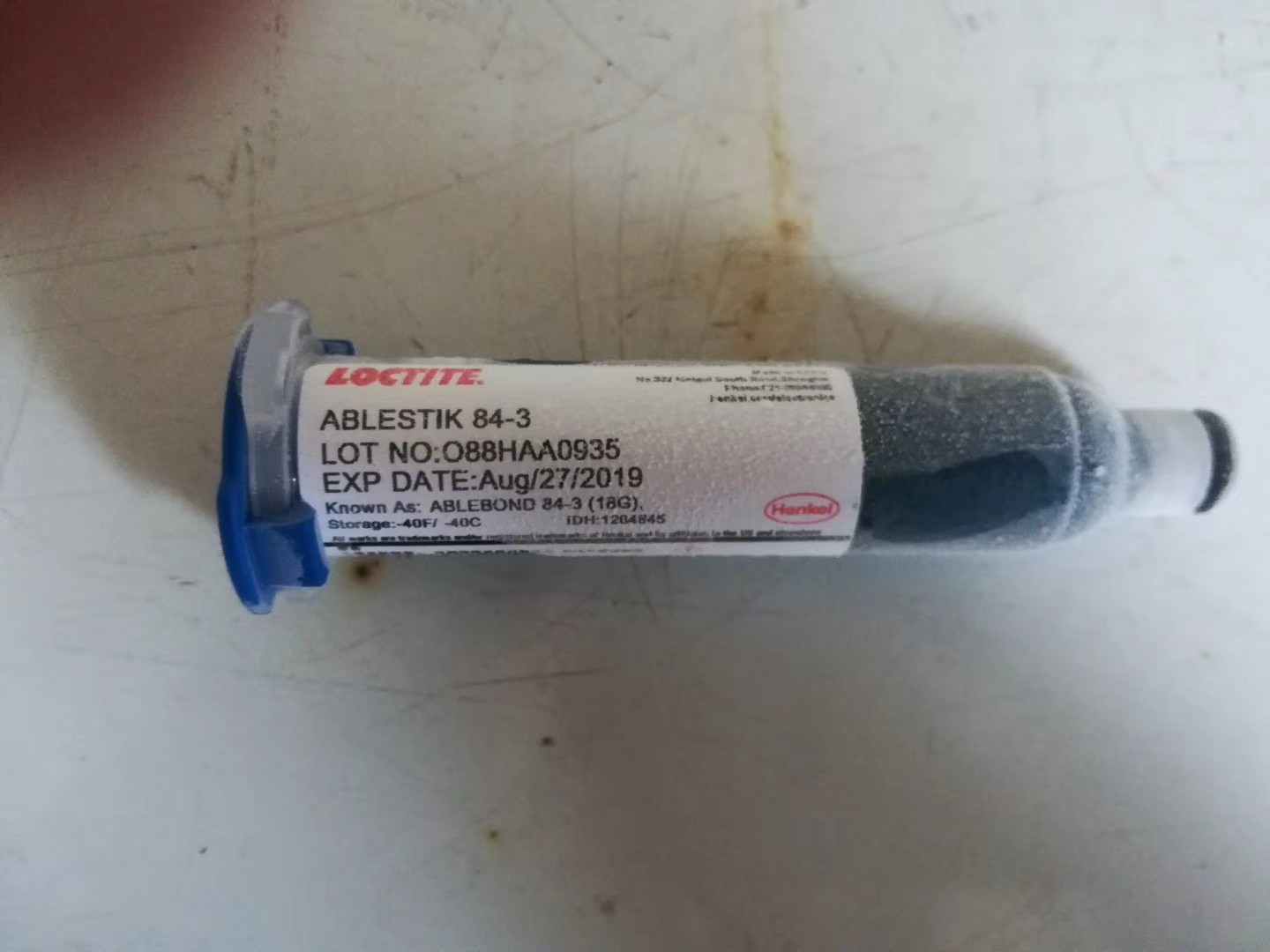 汉高乐泰84-3胶水 LOCTITE ABLESTIK 84-3绝缘胶 芯片粘接 非导电