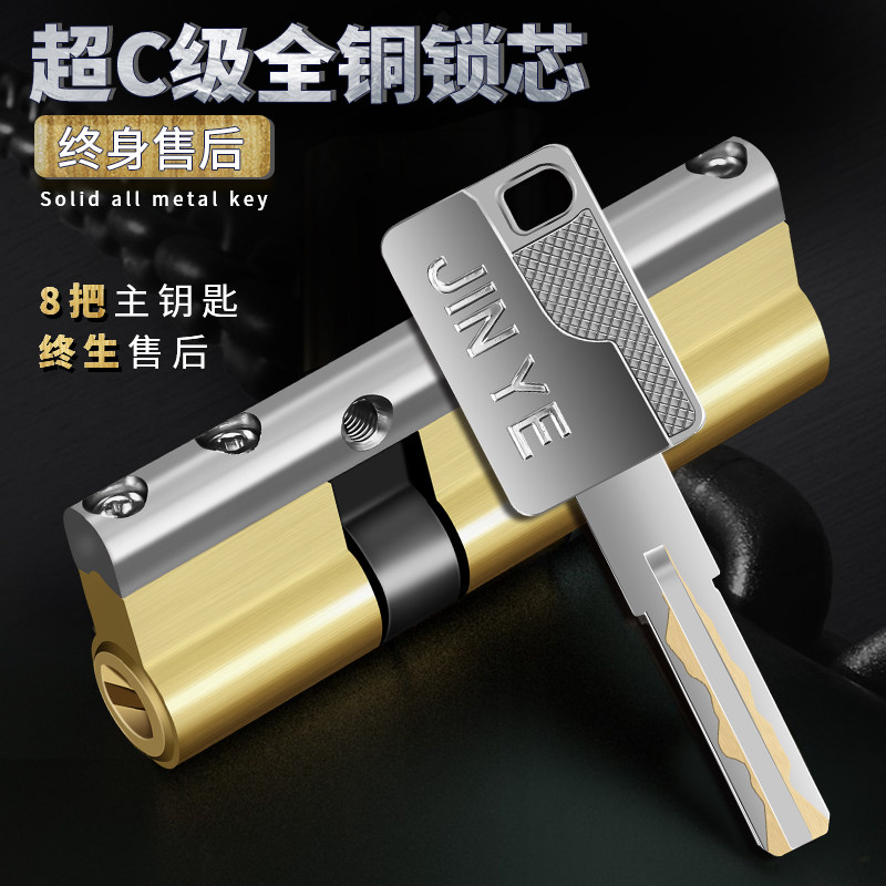 Is a super c-level, all-copper, double-sided blade lock cylinder for ...