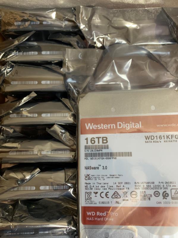 WD/西部/数据 161KFGX机械硬盘16T西数硬盘云存储NAS红盘PRO-阿里巴巴