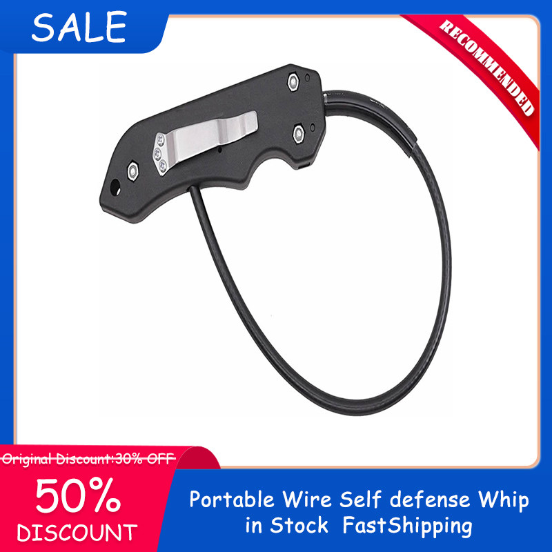Купить Hot Portable Wire Self defense Whip Defense Staff Portable в ...