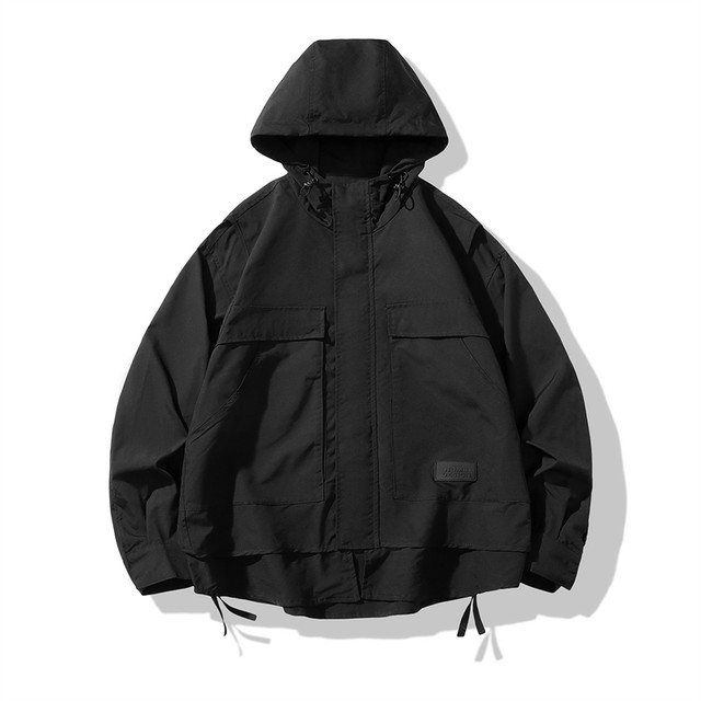 Aape wtaps hooded jacket men's work clothes windproof casual sports men ...