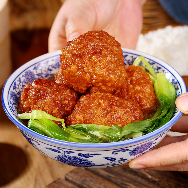 扬州红烧狮子头250g：正宗四喜丸子，一口一个的美味回忆！-狮子头-淘宝好物网
