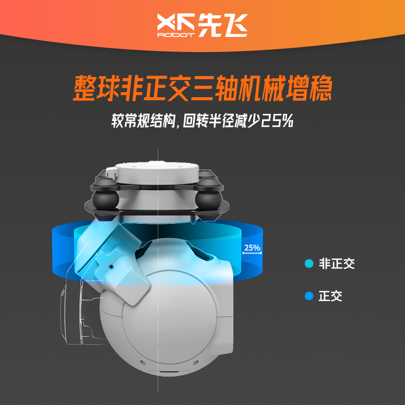 先飞D-80Pro 40倍4K吊舱：星光级夜视激光补光高清摄像机，夜空中的猎鹰之眼！-无人机设备-淘宝好物网