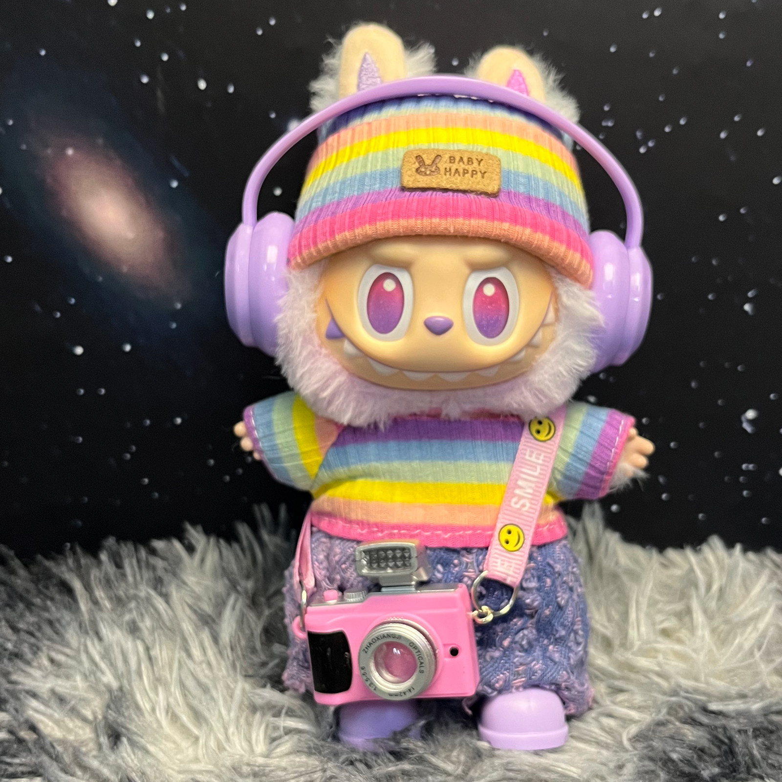Labubu lucky purple baby clothes 🎀 Trendy dolls: new arrivals recommended 🔥