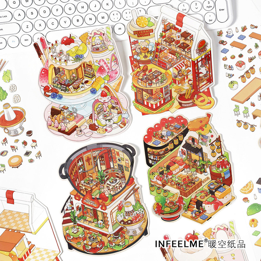 Infeel.me 12.0 pop-up decorative stickers: the 12th pop-up student fun ...