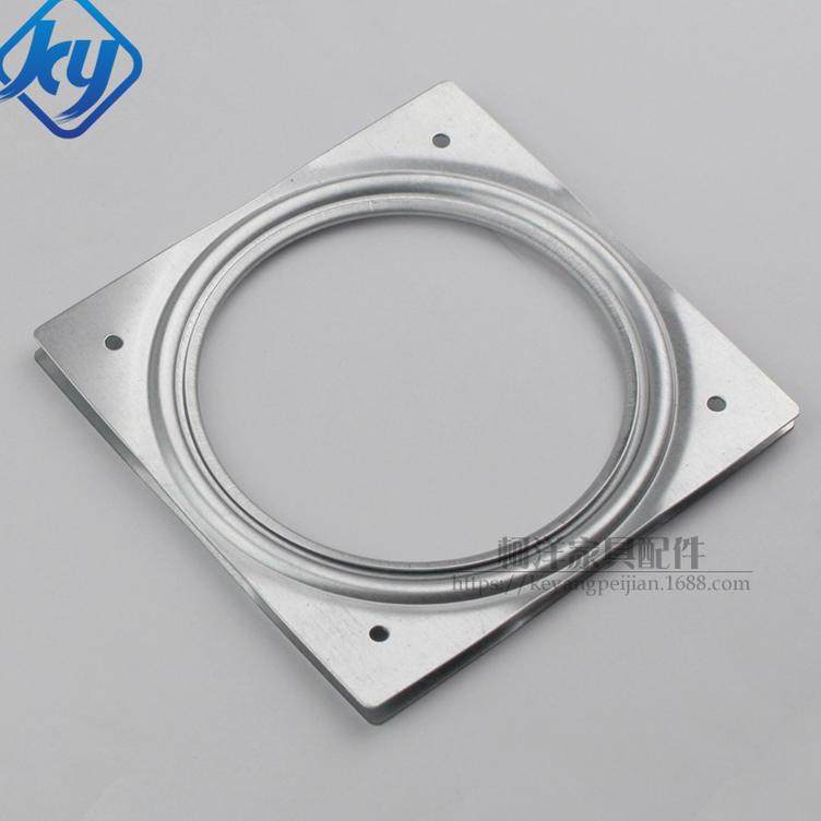 [USD 5.84] 6-inch square hollow galvanized plate turn plate Full ball ...