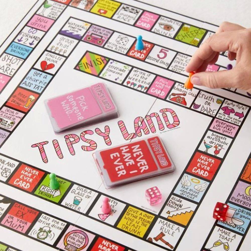 Newest in 25 years! tipsy land board game unboxing review｜interactive ...
