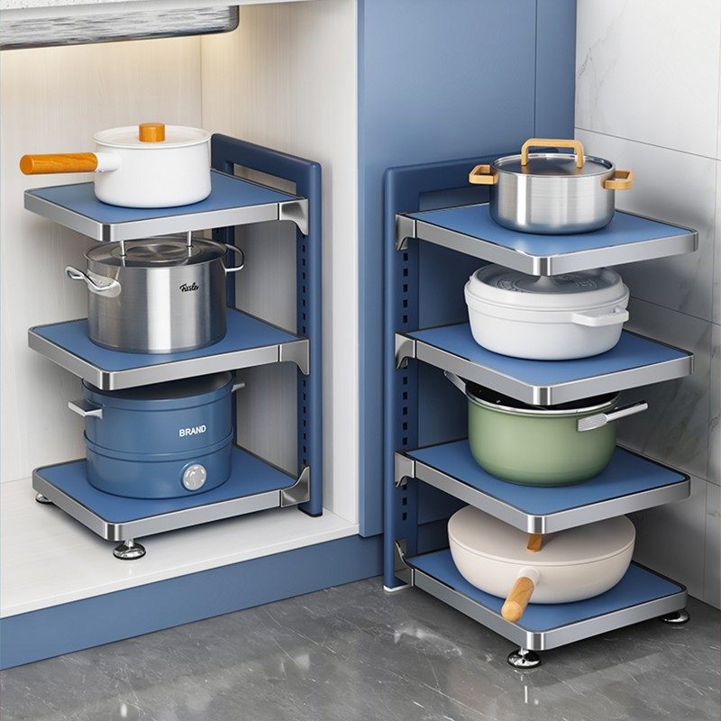 Pot racks and kitchen shelves: how to give your countertops a fresh ...
