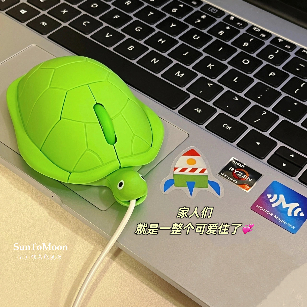 高颜值可爱乌龟鼠标：静音创意个性礼品，闺蜜礼物首选！-有线鼠标-淘宝好物网