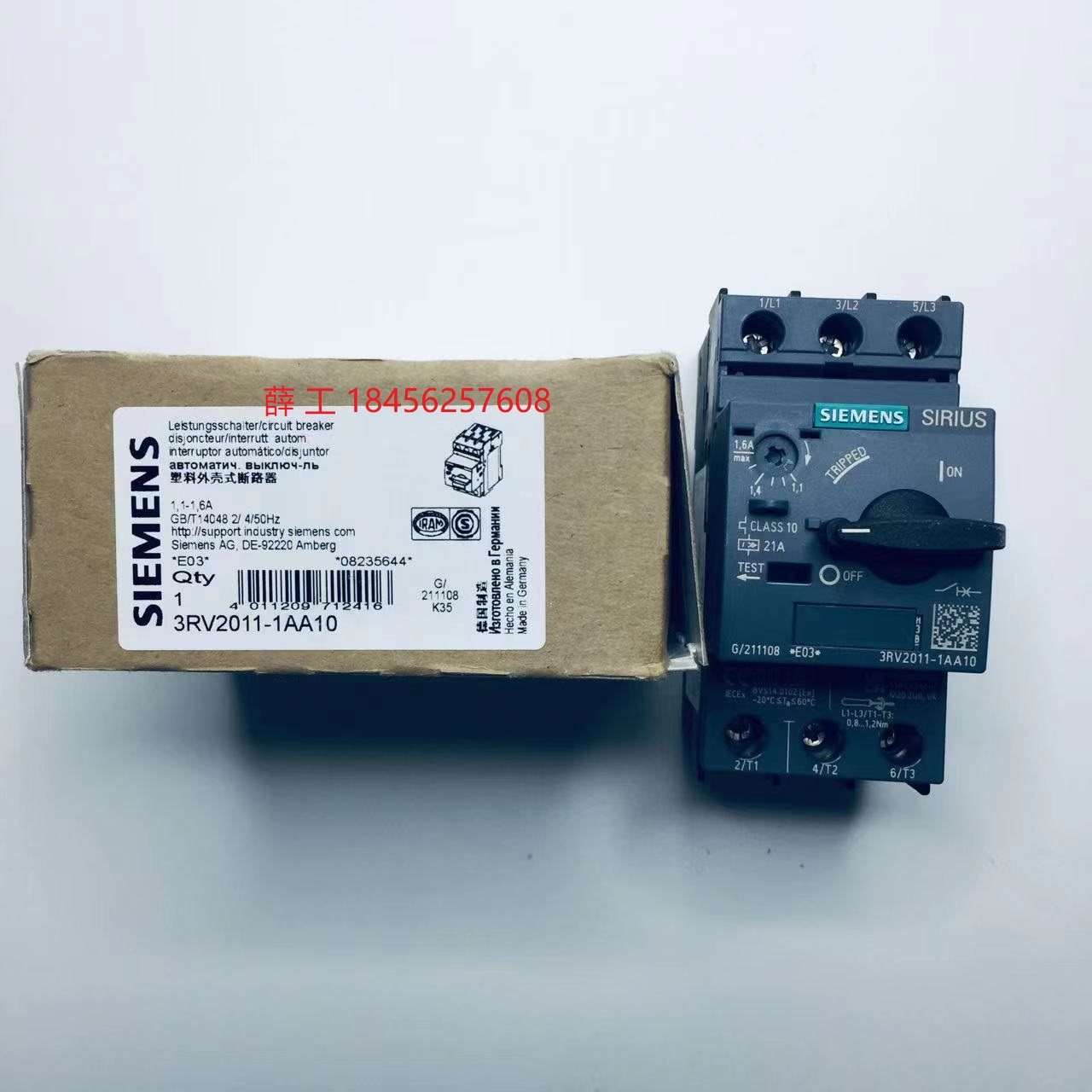 Siemens 3RV2011-1AA10 1DA10 1DA10 1HA10 1HA10 1EA10 1EA10 1FA10 1FA10 1FA10