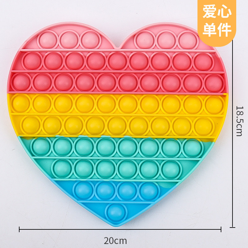 [USD 10.59] Rainbow presses Lezhizome Red toy baby presses pinch ...