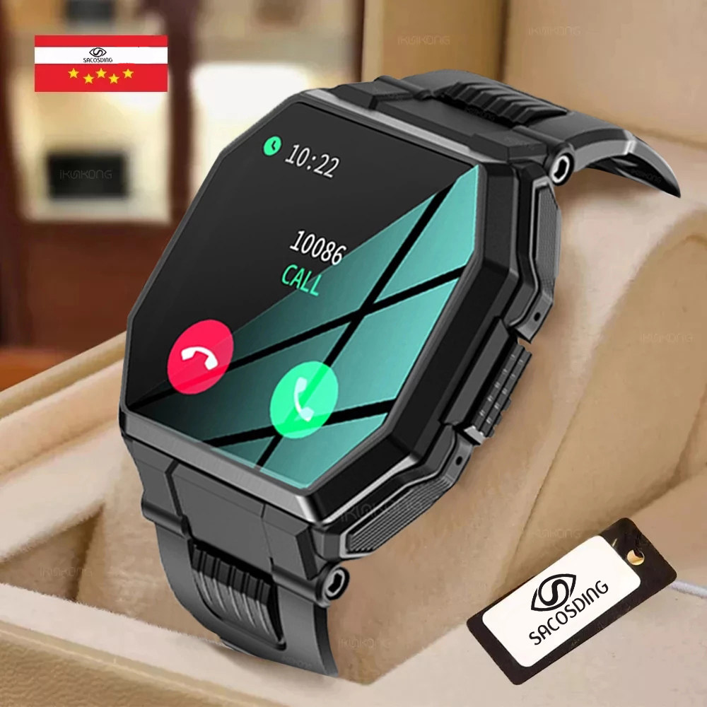 2022 New Smart Watches Bluetooth Call Mens Full Touch Sports