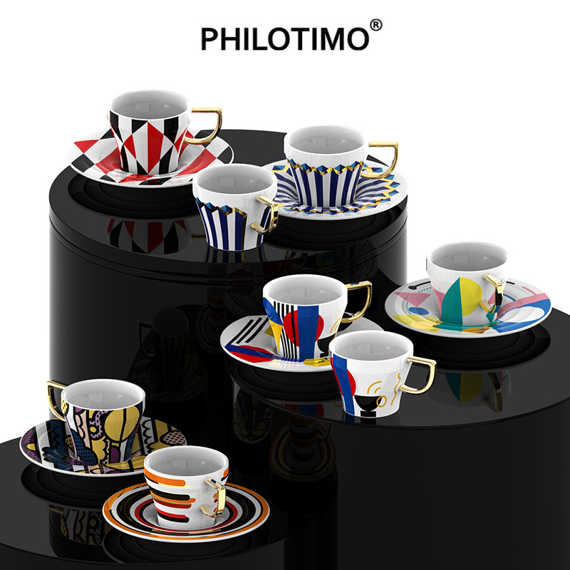 PHILOTIMO时光杯系列：轻奢下午茶神器！骨瓷马克杯太美了，我直接沦陷！-咖啡杯-淘宝好物网