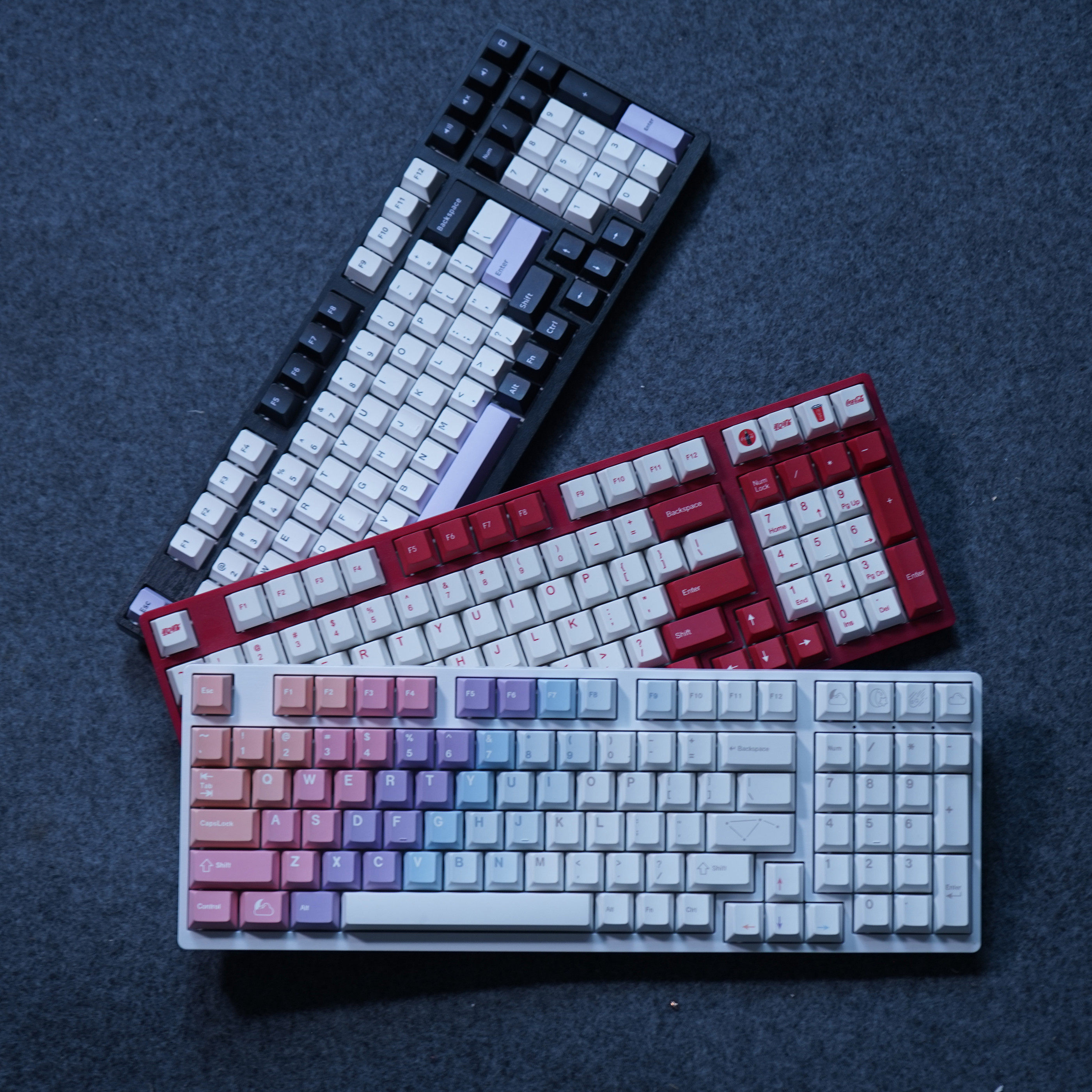 TOM980单三模机械键盘客制化套件 RGB灯光热插拔家用无线键盘