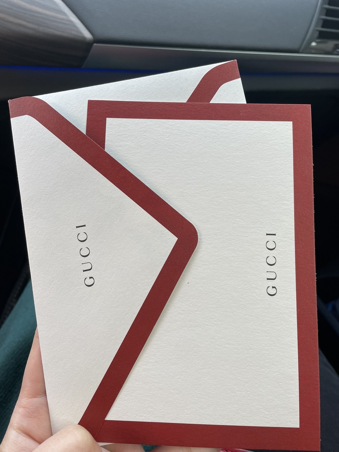 Gucci Greeting Card Blessing Card Birthday Greeting Card Christmas ...