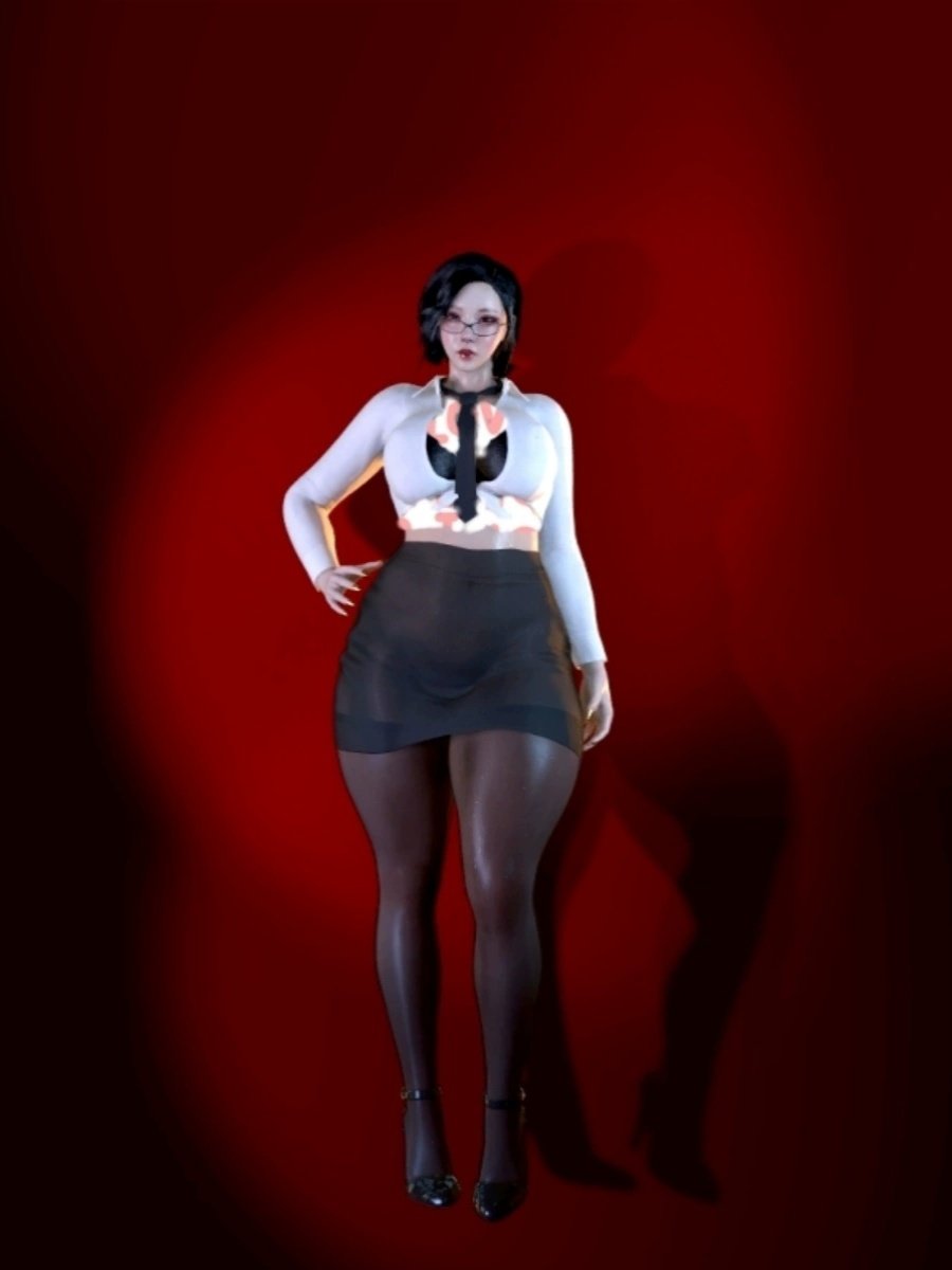 人物素材单人物卡人物建模不动游星bigdog10月份新品人物卡女秘书-Taobao