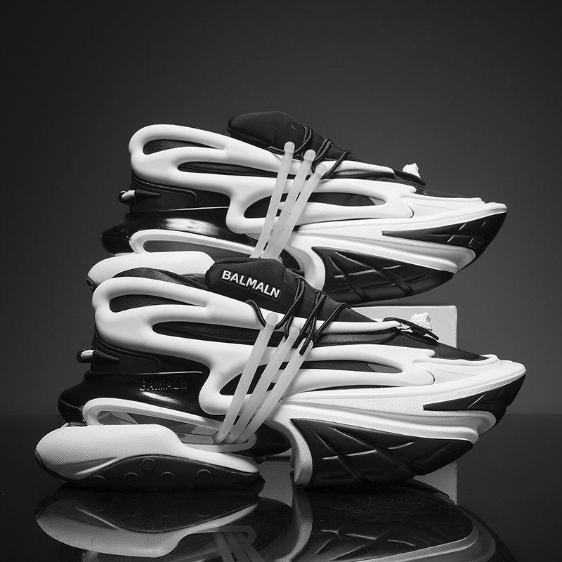 Official Balmain Spring and Autumn 2023 Spaceship Shoes Heightened ...
