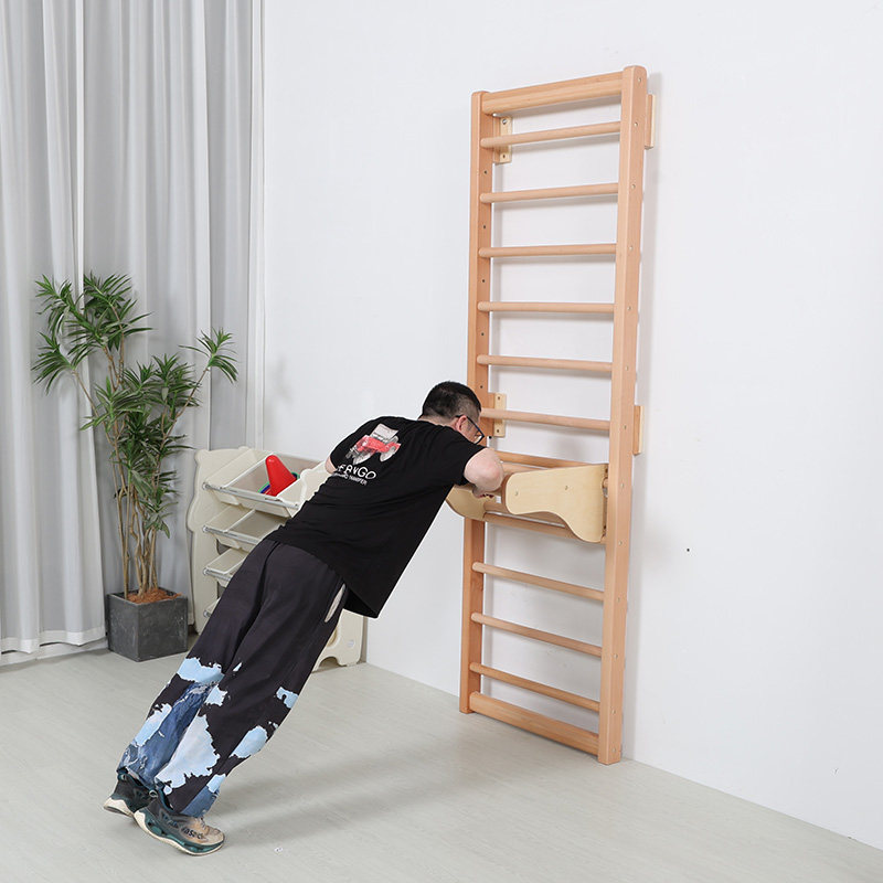 Wooden Frame Indoor Solid Wood Home Indoor Pull-Up Rehabilitation ...