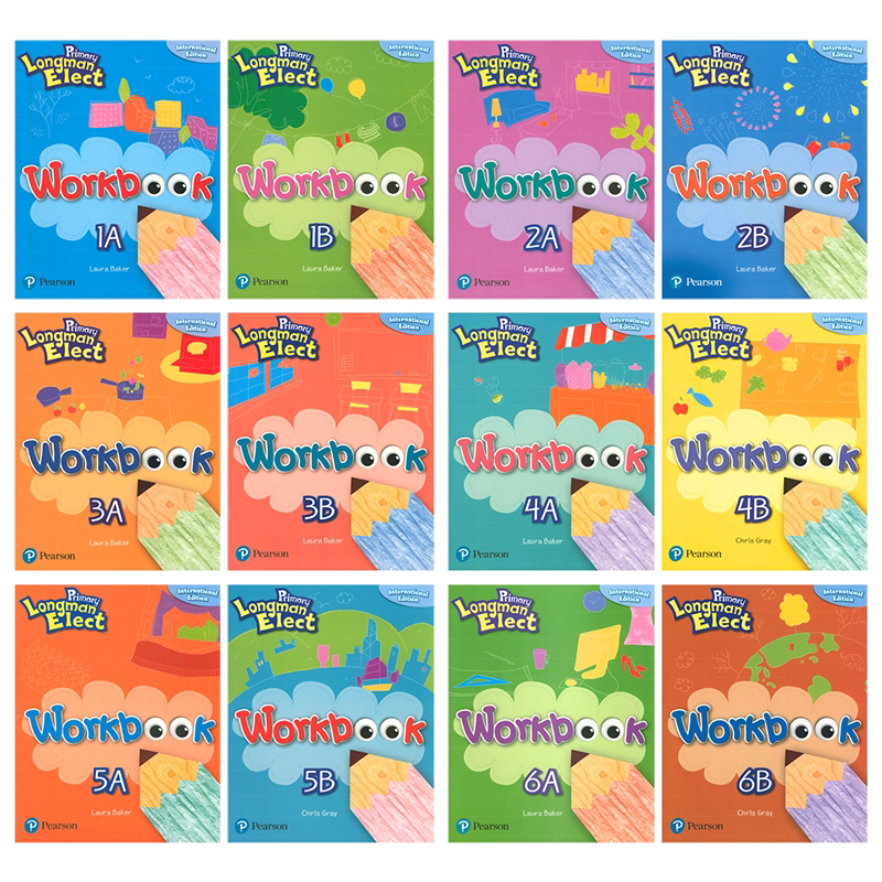 培生香港朗文小學英語教材 Primary Longman Elect Workbook 1A 1B 2A 2B 3A 3B 4A 4B 5A ...