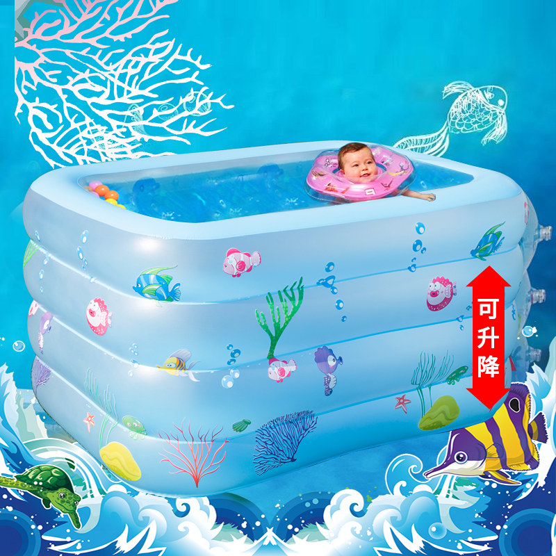 [USD 38.70] Large inflatable swimming pool baby family bathing with ...