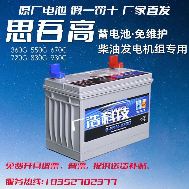 SWG柴油发电机组蓄电池电瓶专用12V6FNM-930G830G720G550G思吾高 | BuyEChina is your China (Taobao, Tmall, JD, 1688 ...