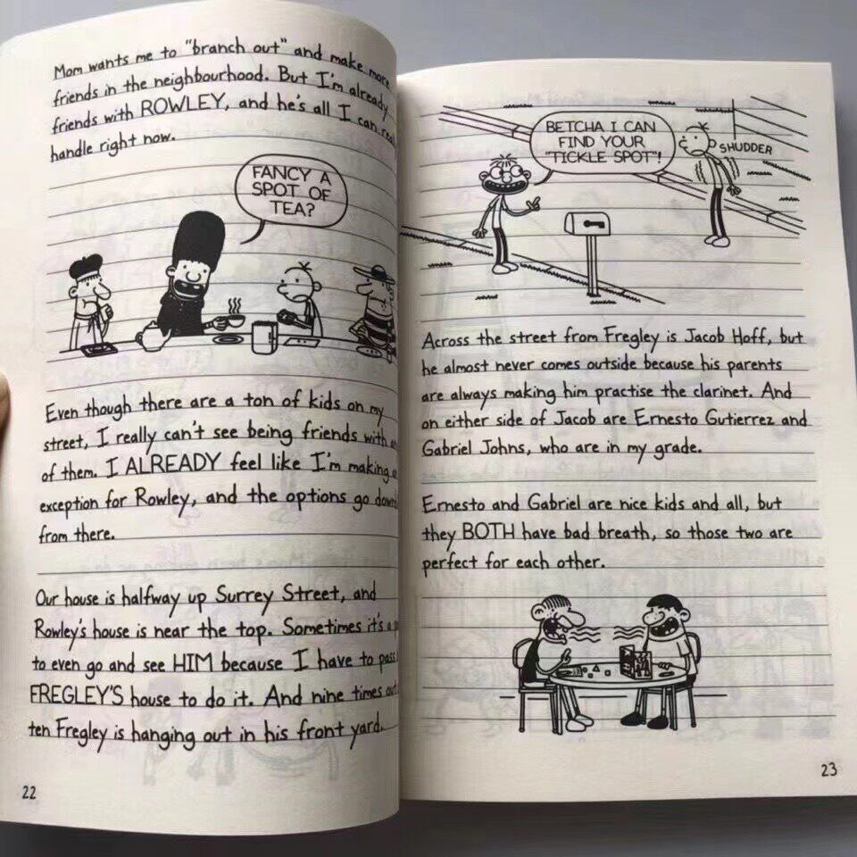 英文小屁孩日记1-24 Diary Of A Wimpy Kid 英语章节桥梁书24册-阿里巴巴