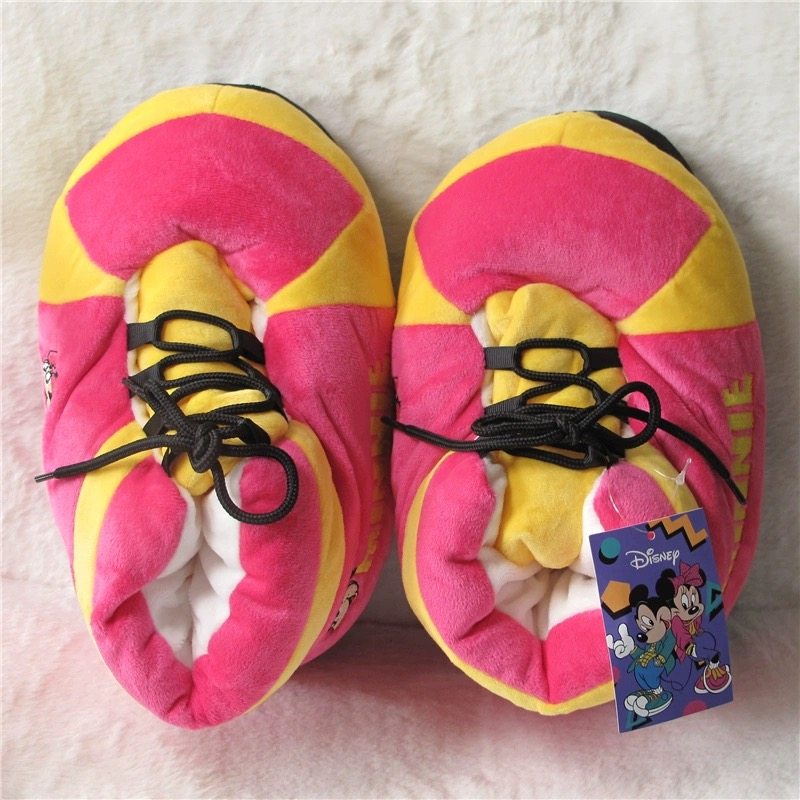日本购回多巴胺迪士尼限定毛绒家居鞋，冬季居家好物推荐_动漫T恤_淘宝游戏网