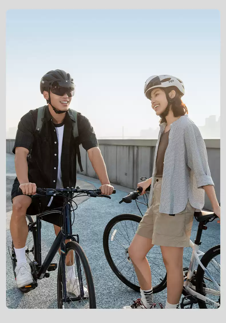 P2R变色磁吸风镜骑行头盔 支持MIPS系统 自行车通勤头盔 230克轻量设计