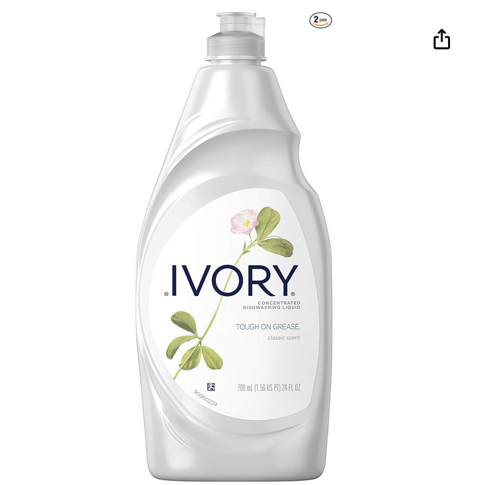 Ivory Ultra Classic Scent洗洁精24盎司双包装：厨房清洁新宠，让每个角落都散发经典香气！-胶水-淘宝好物网