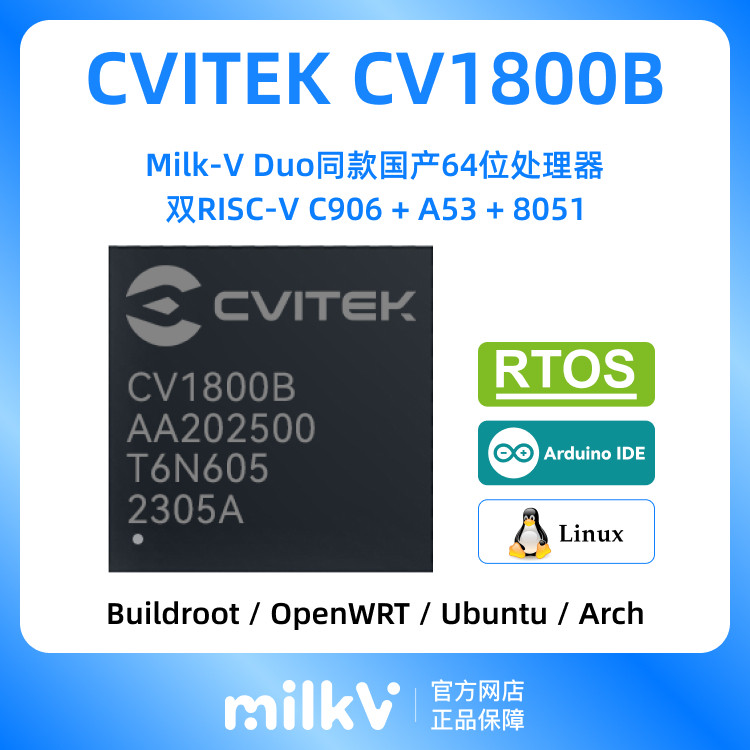 【5pcs】算能 CVITEK CV1800B SG2000 SG2002 RISC-V 64位 Linux