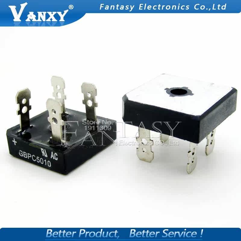 2pcs GBPC5010 Bridge Rectifiers 1000V 50A Bridge Rectifier n