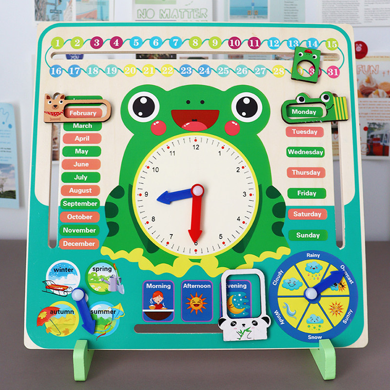 Frog clock: educational fun and a must-have for early learning! 👶 ⏰